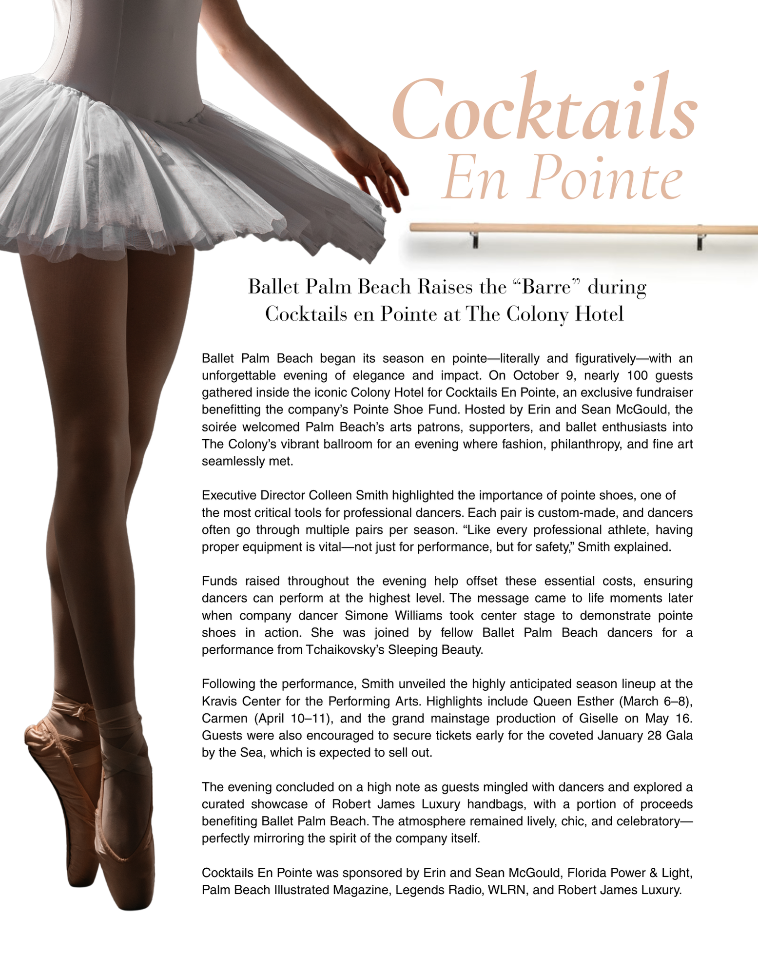 Cocktails on Pointe - Officially HER